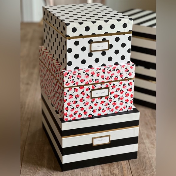 kate spade | Storage & Organization | Kate Spade Nesting Box Roses W ...